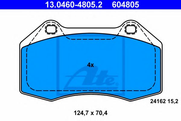 7701208218,RENAU 7701 208 218 Brake Pad Set, disc brake for RENAU