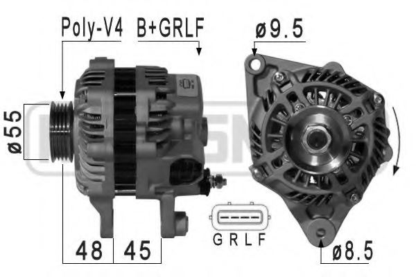 1321540001,MERCE 1321540001 Alternator for MERCE