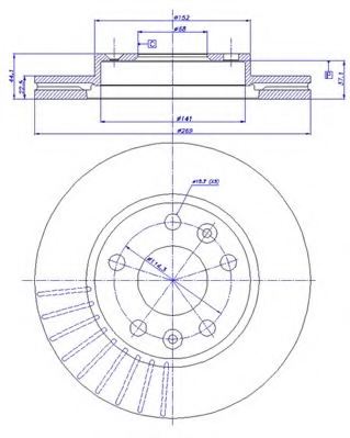 402066300R,RENAU 402066300R Brake Disc for RENAU