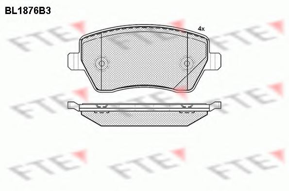 410608481R,RENAU 410608481R Brake Pad Set, disc brake for RENAU
