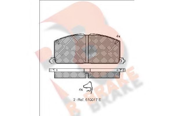 A113K,AKE A -113K Brake Pad Set, disc brake for AKE