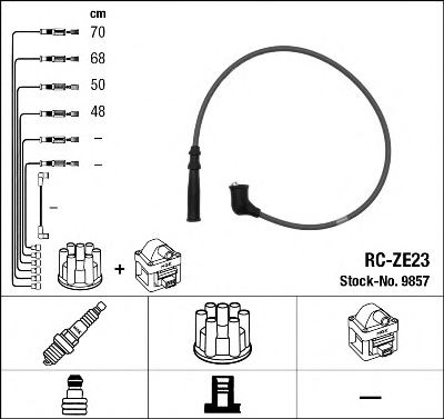 B33G18140A,MAZDA B33G-18-140 A Ignition Cable Kit for MAZDA
