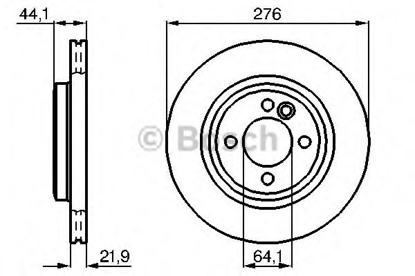 34111502891,MINI 34 11 1 502 891 Brake Disc for MINI