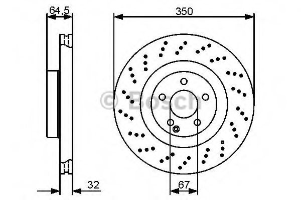 2214211612,MERCE 2214211612 Brake Disc for MERCE