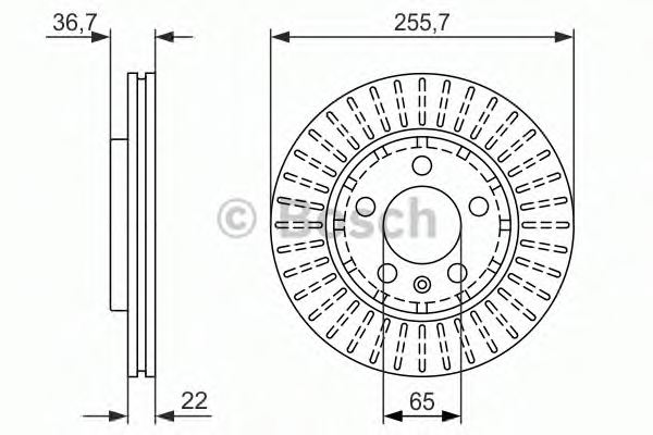 6R0615301,VW 6R0615301 Brake Disc for VW