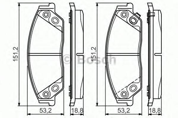 0446506090,TOYOT 04465-06090 Brake Pad Set, disc brake for TOYOT
