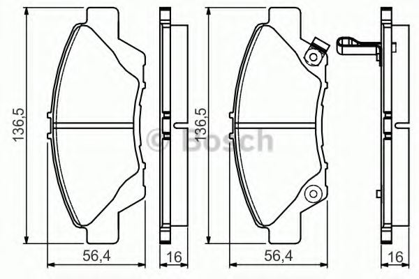 45022TK6A00,HONDA 45022-TK6-A00 Brake Pad Set, disc brake for HONDA