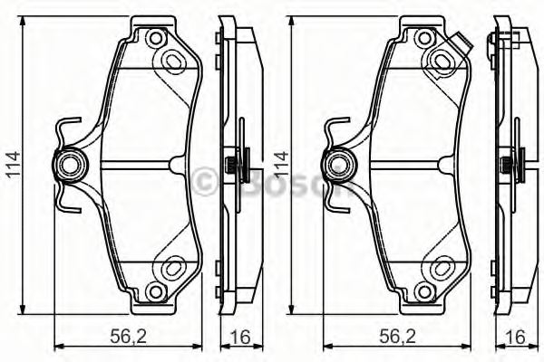 0446606080,TOYOT 04466-06080 Brake Pad Set, disc brake for TOYOT