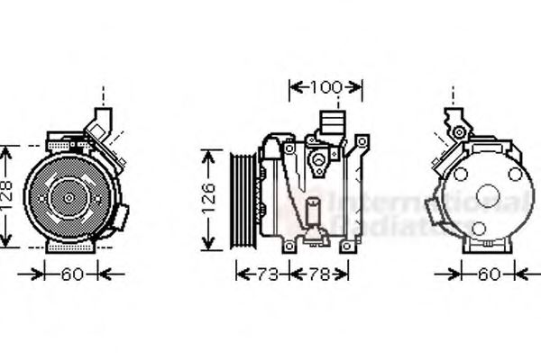 8831042180,TOYOT 8831042180 Compressor, air conditioning for TOYOT