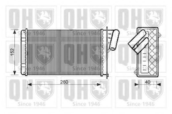 7701038542,RENAU 7701038542 Heat Exchanger, interior heating for RENAU