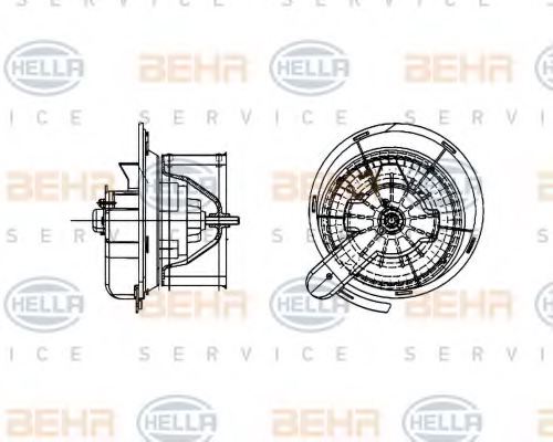 0028302408,MERCE 0028302408 Electric Motor, interior blower for MERCE