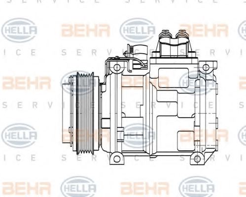 64528390741,BMW 64528390741 Compressor, air conditioning for BMW