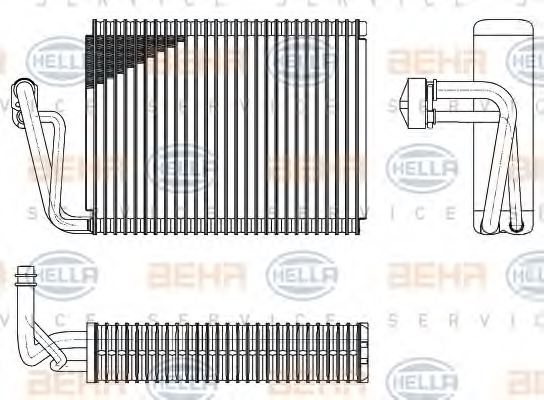 2208301058,MERCE 2208301058 Evaporator, air conditioning for MERCE