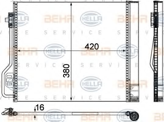 4515000154,SMART 4515000154 Condenser, air conditioning for SMART