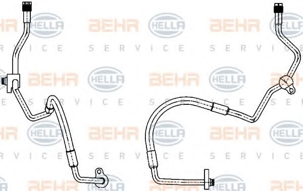 1682030,FORD 1 682 030 High Pressure Line, air conditioning for FORD