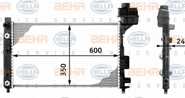 1685000202,MERCE 1685000202 Radiator, engine cooling for MERCE