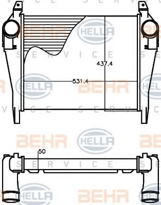 504028467,IVECO 504028467 Intercooler, charger for IVECO