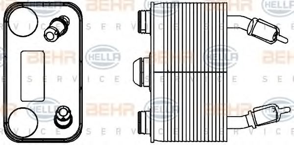 17207500754,BMW 17207500754 Oil Cooler, automatic transmission for BMW
