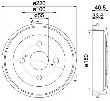 42431B1020,SUBAR 42431B1020 Brake Drum for SUBAR