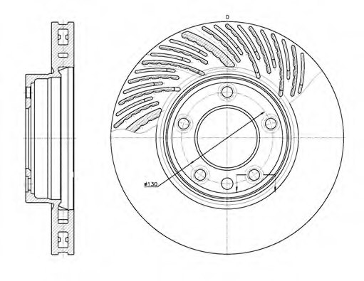 7L6615301N,VW 7L6.615.301N Brake Disc for VW