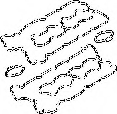 11127566289,BMW 11 12 7 566 289 Gasket Set, cylinder head cover for BMW