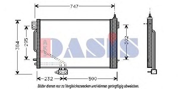 A2035001254,MERCE A2035001254 Condenser, air conditioning for MERCE