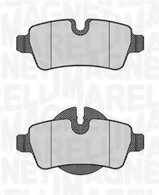 34216778327,MINI 34 21 6 778 327 Brake Pad Set, disc brake for MINI