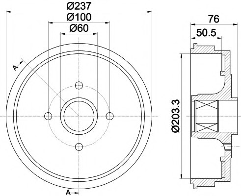 432021782R,RENAU 43 20 217 82R Brake Drum for RENAU