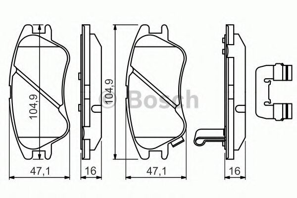 5810102A10,HYUNDAI 58101-02A10 Brake Pad Set, disc brake for HYUNDAI
