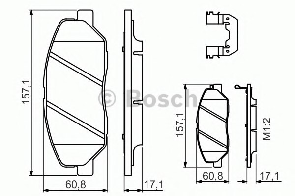 581012PA70,KIA 581012PA70 Brake Pad Set, disc brake for KIA