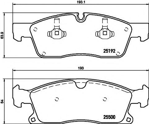 0074208020,MERCE 007 420 80 20 Brake Pad Set, disc brake for MERCE