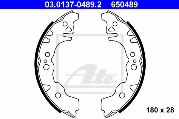 04495B1030000,DAIHA 04495B1030000 Brake Shoe Set for DAIHA
