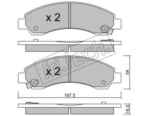 3501175K00J,GREAT WALL 3501175-K00-J Brake Pad Set, disc brake for ...