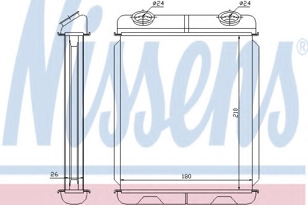 7701038542,RENAU 7701038542 Heat Exchanger, interior heating for RENAU