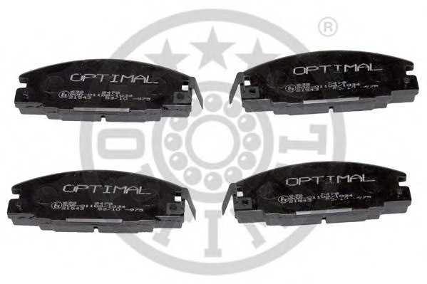 894461155,ISUZU 8-94461-155 Brake Pad Set, disc brake for ISUZU