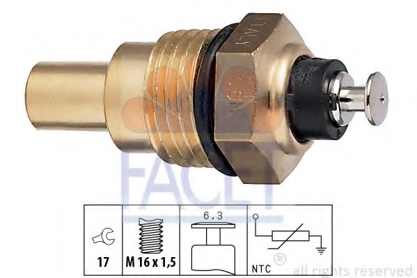 8942356910,ISUZU 8-94235-691-0 Sensor, coolant temperature for ISUZU