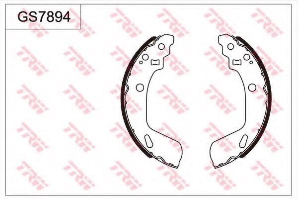 5320058M00,SUZUK 5320058M00 Brake Shoe Set for SUZUK