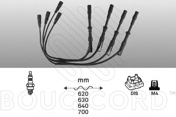 06A905409G,VAG 06A 905 409 G Ignition Cable Kit for VAG