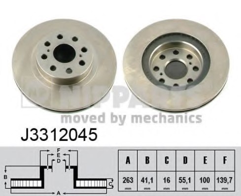 4243117081,TOYOT 42431-17081 Brake Disc for TOYOT