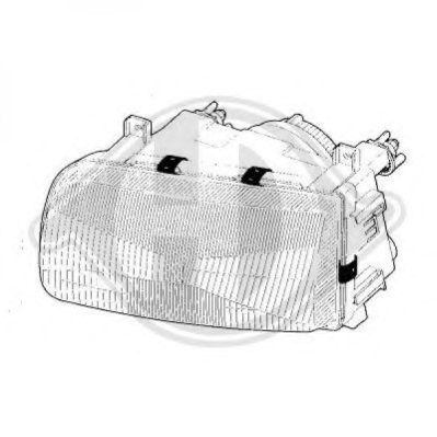 6U1941017,SKODA 6U1941017 Headlight for SKODA