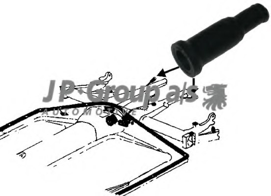 113711411,VAG 113711411 Cable Entry Grommet for VAG