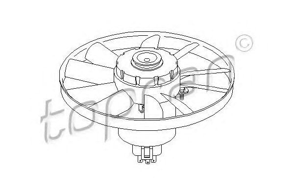 1H0959455AH,AUDI 1H0959455AH Fan, radiator for AUDI