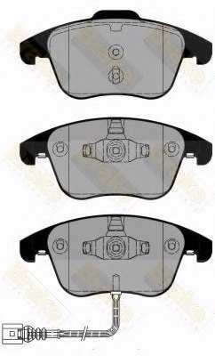 5N0698151A,VW 5N0698151A Brake Pad Set, disc brake for VW