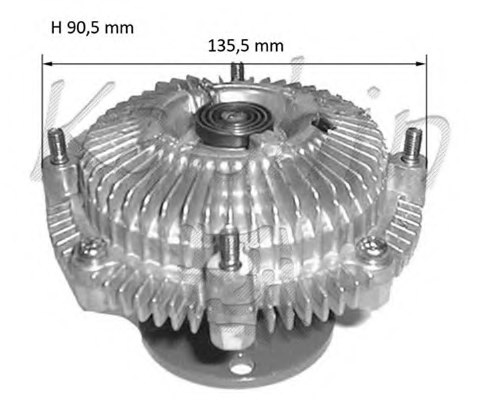 1621054180,TOYOT 1621054180 Clutch, radiator fan for TOYOT