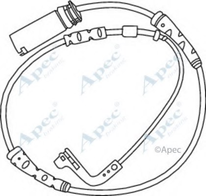 34352283405,BMW 34 35 2 283 405 Warning Contact, brake pad wear for BMW