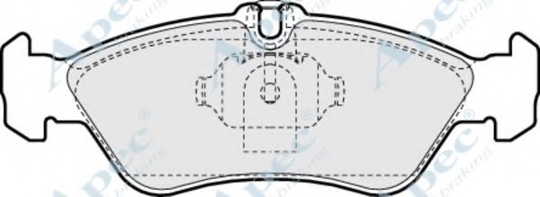 0044202720,MERCE 0044202720 Brake Pad Set, disc brake for MERCE