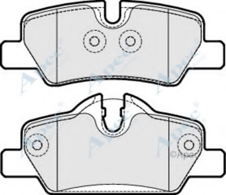 34216871299,MINI 34216871299 Brake Pad Set, disc brake for MINI