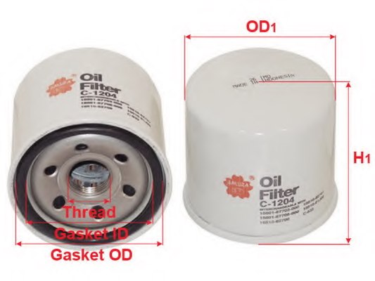 15601BZ030,TOYOT 15601-BZ030 Oil Filter for TOYOT