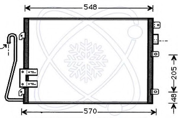 7700428083,RENAU 7700428083 Condenser, air conditioning for RENAU
