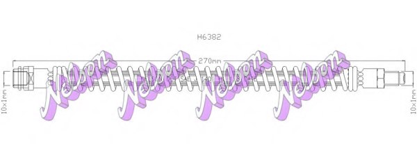2204200148,MERCE 220 420 01 48 Brake Hose for MERCE